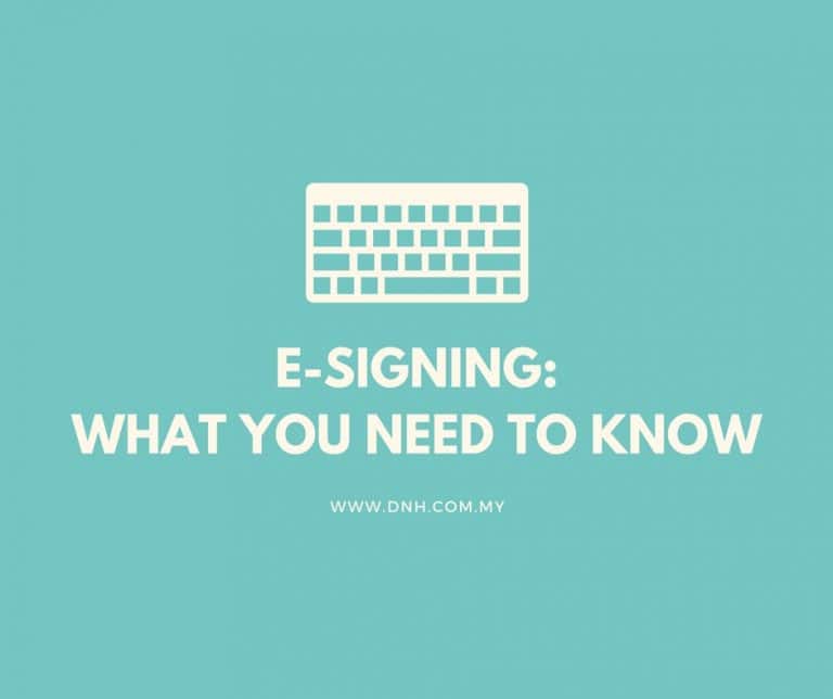 E-Signing: What you need to know | Donovan & Ho