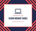 Issuing Ordinary Shares | Donovan & Ho
