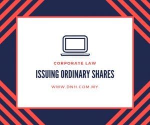 Issuing Ordinary Shares | Donovan & Ho