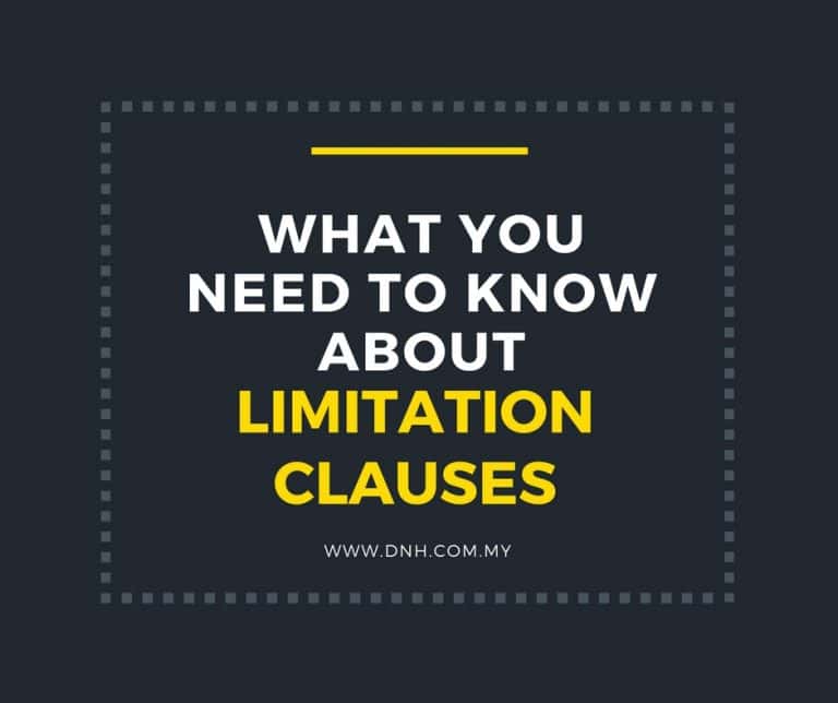 What You Need to Know about Limitation Clauses | Donovan & Ho