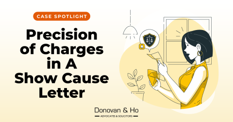 Show Cause Letter: Is It A Ground for Constructive Dismissal? | Donovan ...