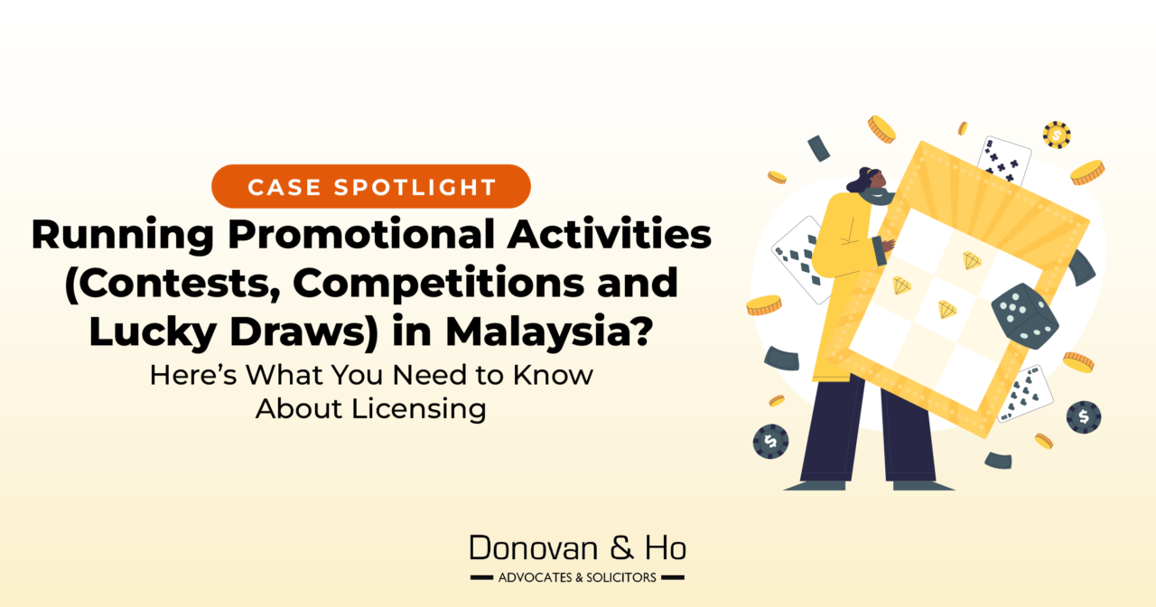 Running Promotional Activities (Contests, Competitions and Lucky Draws ...